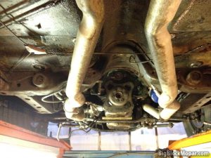 A518 overdrive transmission installation